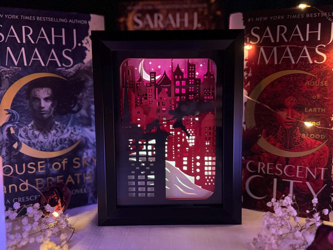 City of Moonlight LEGACY Edition | Light Box Book Nook | 3D Shadow Box ...
