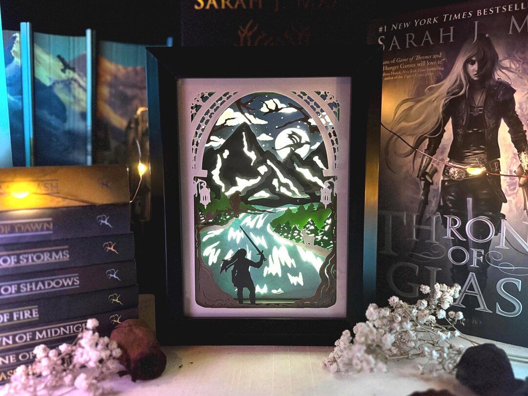 City of Pine & Snow | Light Box Book Nook | 3D Shadow Box Bookish Decor ...