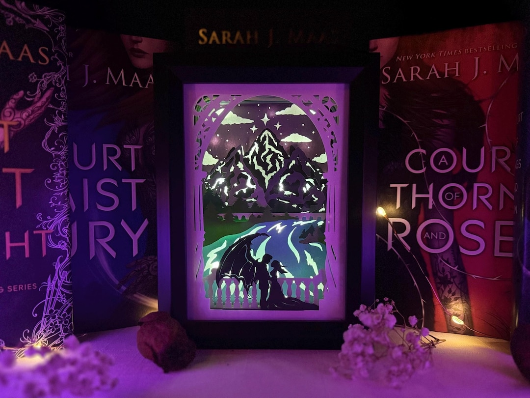 City of Starlight Light Box Book Nook: 3D Bookish Library Decor for ...