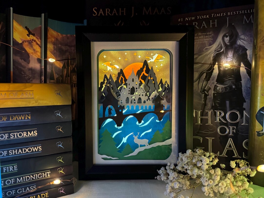 City of Pine & Snow LEGACY Edition | Light Box Book Nook | 3D Shadow ...