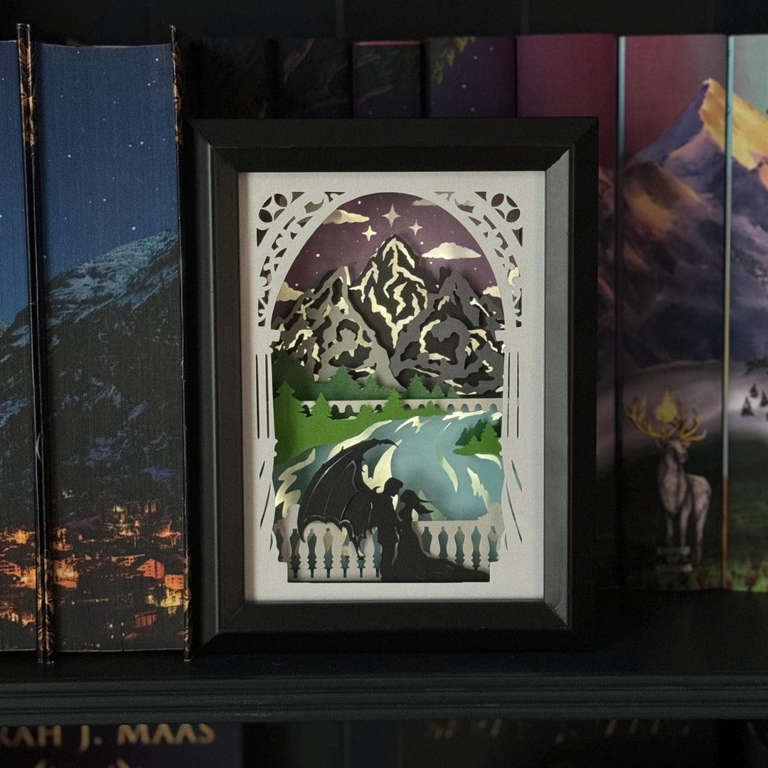 City of Starlight Light Box Book Nook by Faeblebound Bookish Inspired ...