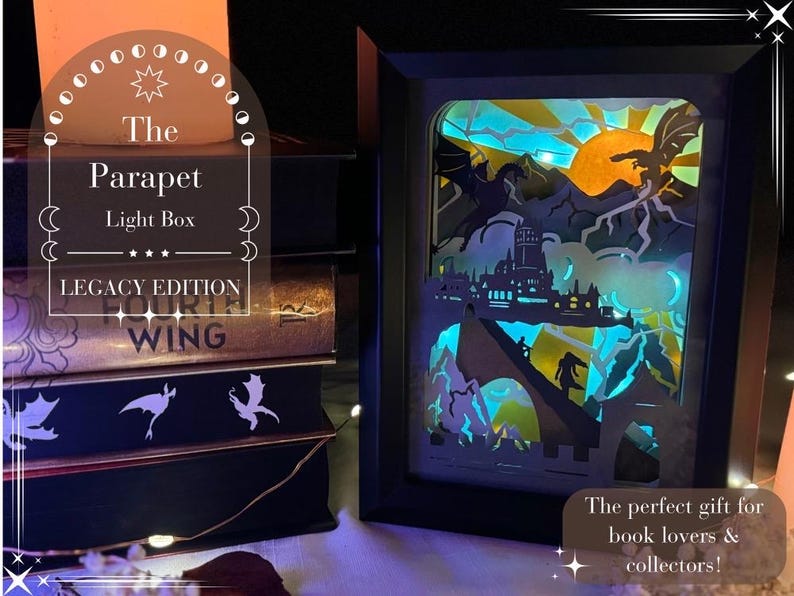 The Parapet LEGACY Edition | Light Box Book Nook, Dragon Book Fantasy ...