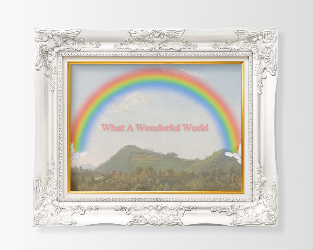What A Wonderful World Print, Digital Download, Digital Print, What A ...