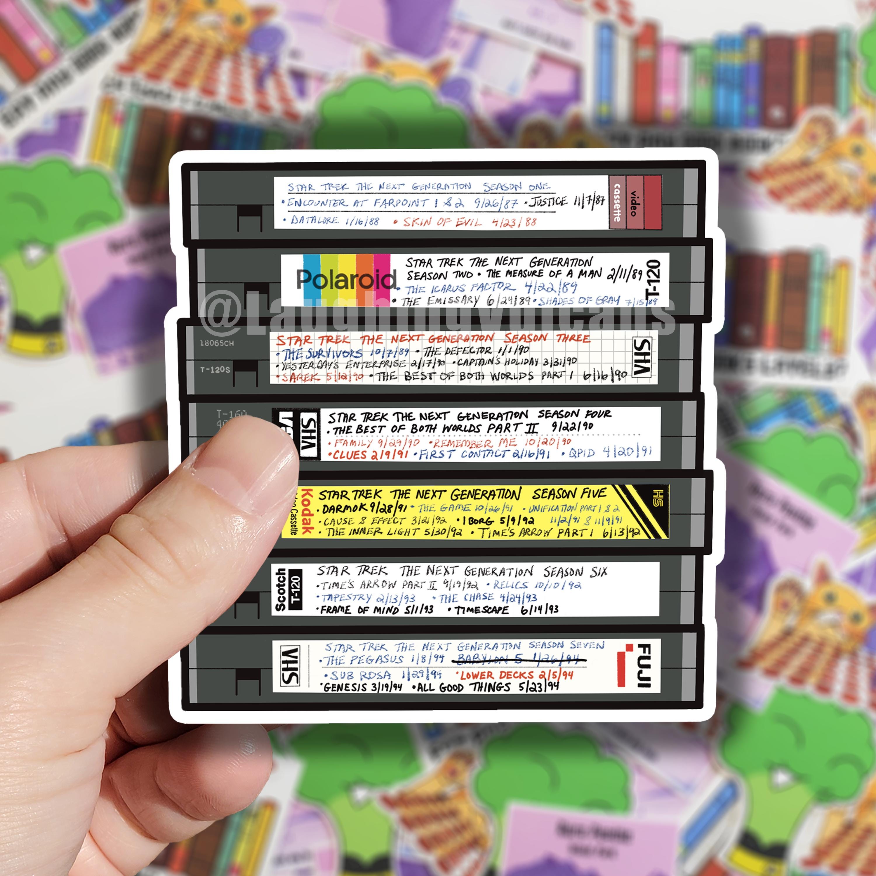 Sticker: VHS Tapes TNG - Etsy