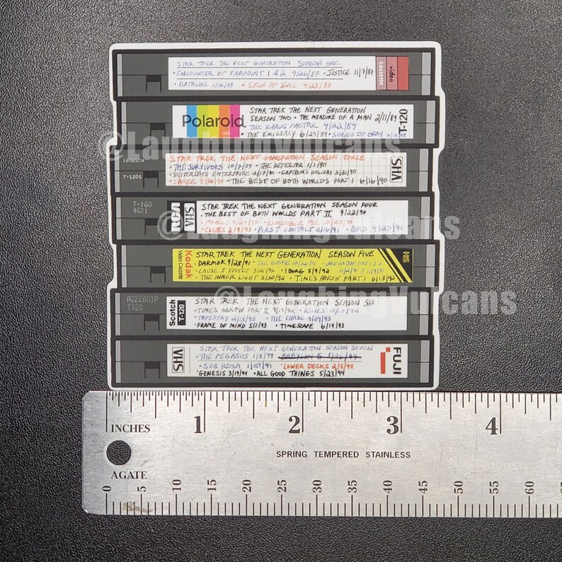 Sticker or Magnet - VHS Tapes TNG - Etsy
