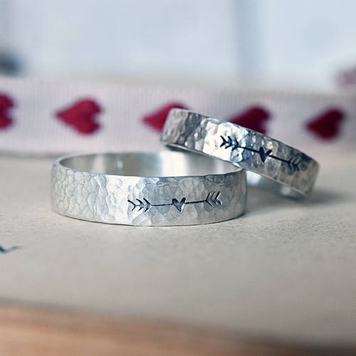 4mm 925 Sterling Silver Promise Rings for Couples - Etsy