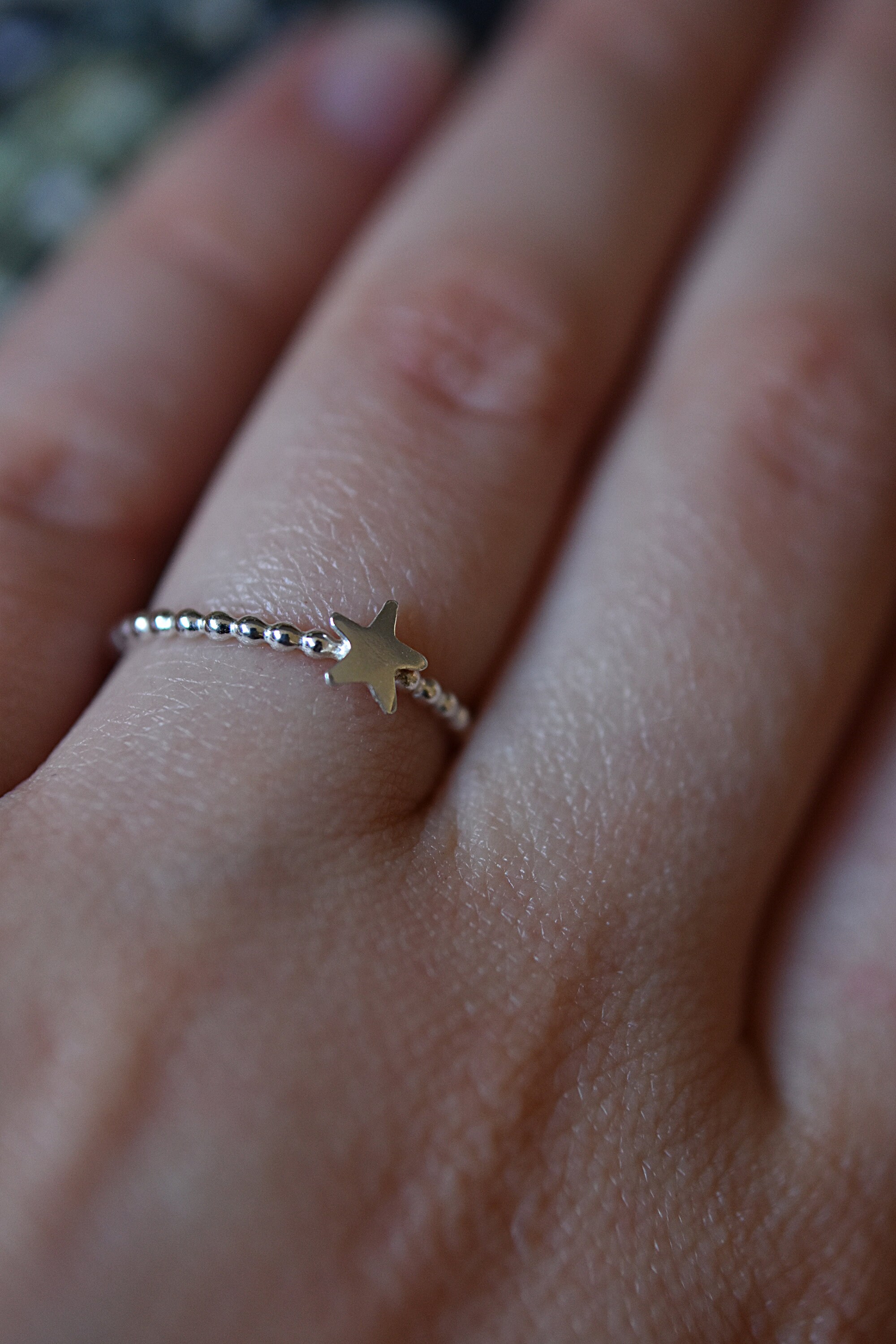Delicate Star ring silver Starfish ring Nature jewellery | Etsy