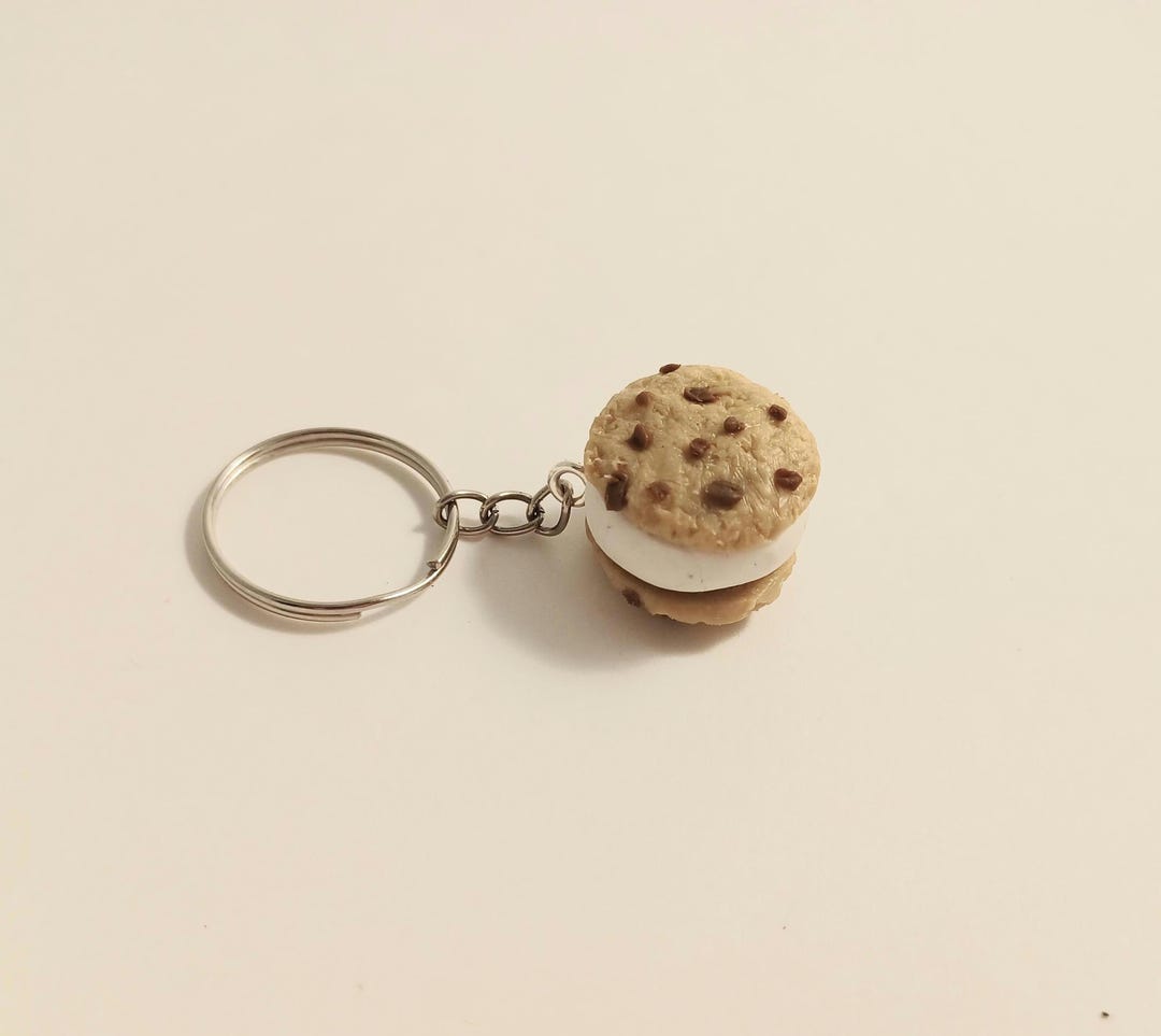 Ice Cream Sandwich Keychain - Etsy