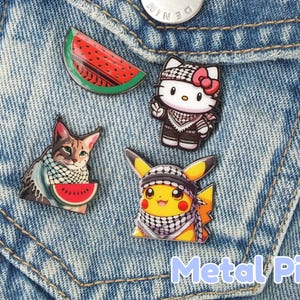 Palestine Watermelon Enamel Pin Gifts That Support Palestinian ...