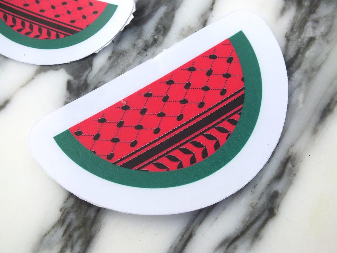 Palestine Vinyl Decal Watermelon Solidarity Sticker Waterproof ...
