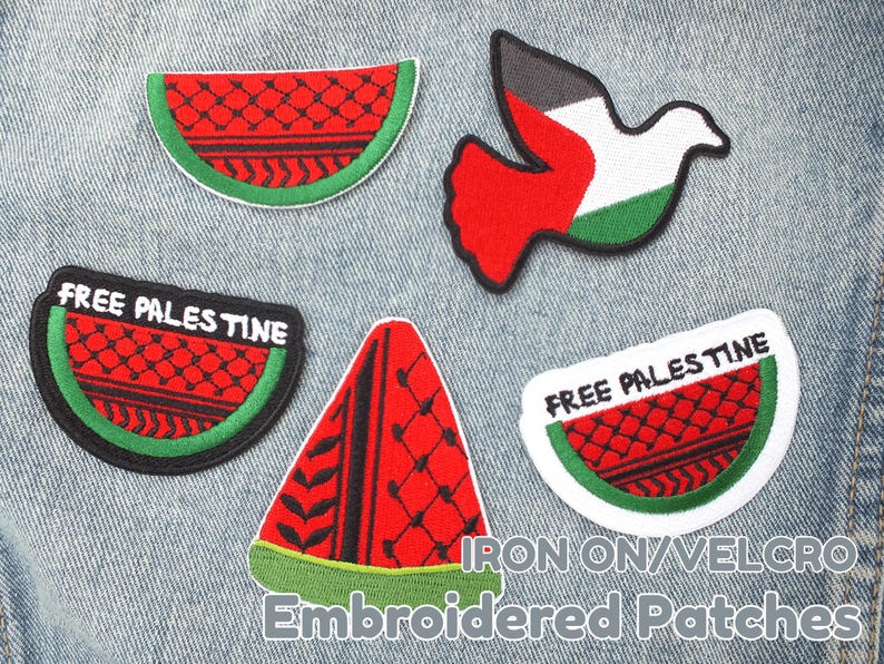 Pro Palestine Subtle Political Pin Gaza Solidarity Activist Jacket ...