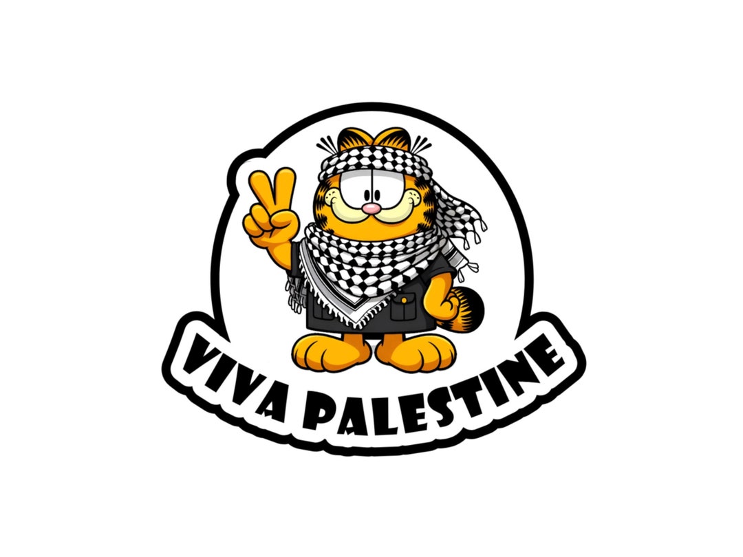 Palestine Cat Vinyl Decals Palestine Solidarity Gifts Palestinian ...