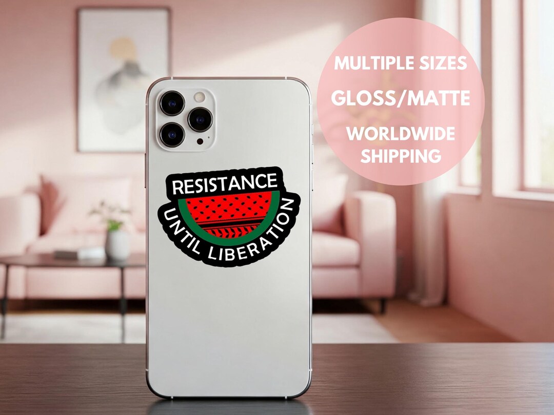 Watermelon Stickers for Palestine Phone Case Decals End Apartheid Stop ...