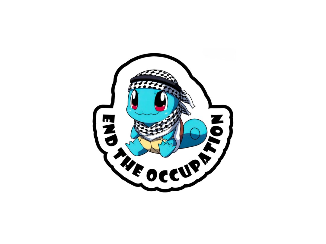 Waterproof Pokemon Stickers for Palestine Gifts That Support ...