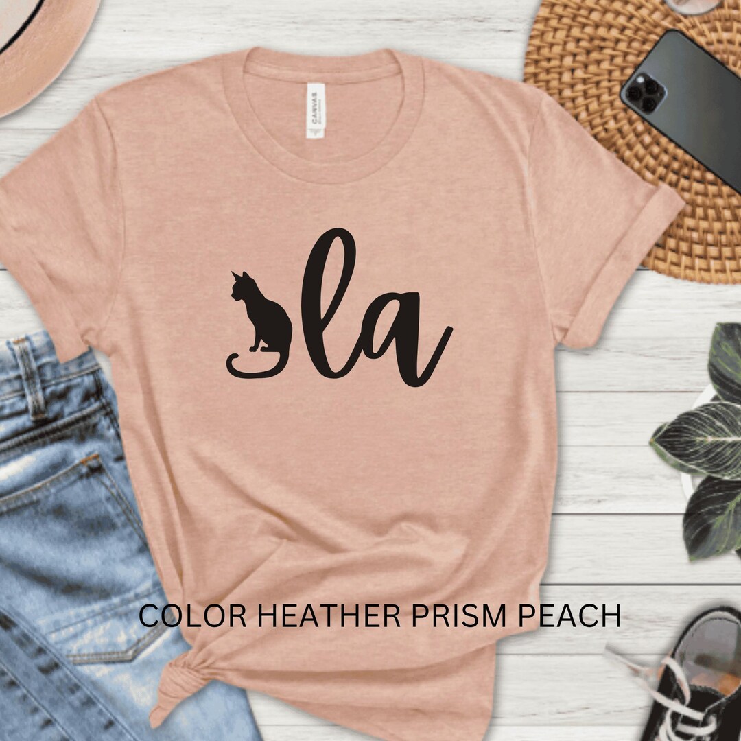 Comma-la Black Cat Silhouette Kamala Harris Support Tee, Pastel Colors ...