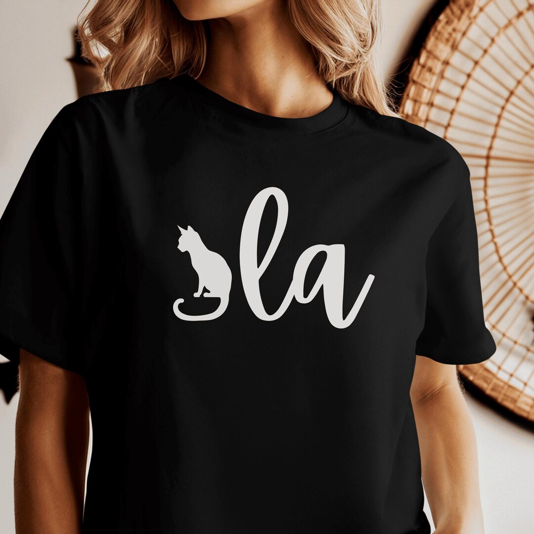 Comma-la Cat Silhouette Kamala Harris Support Tee, Kamala Harris for ...
