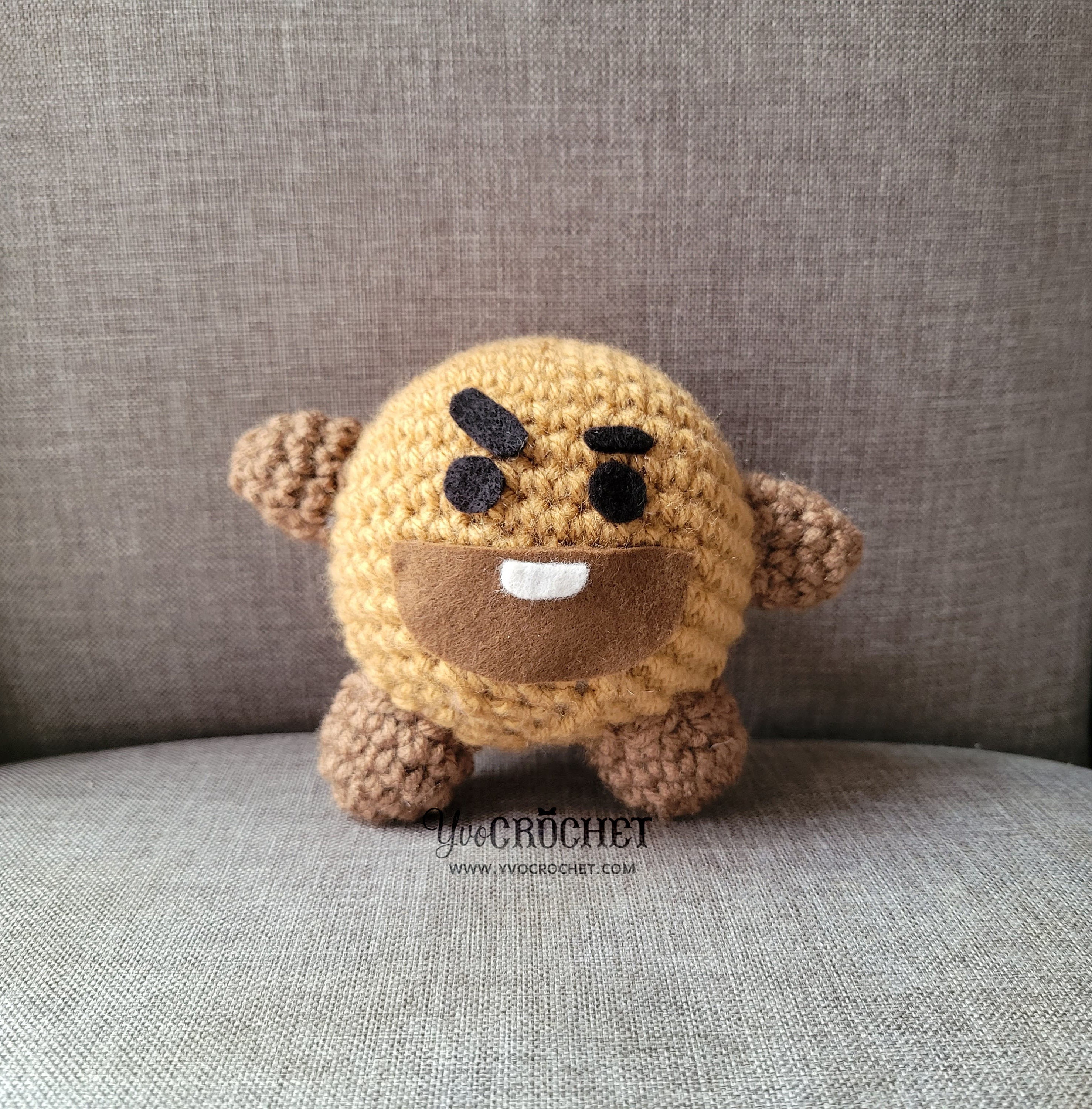 BT21 Shooky Crochet Pattern - Etsy España