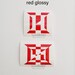 J-hope Hope on the Stage Decal Set - Red Shimmer or Glossy - Etsy