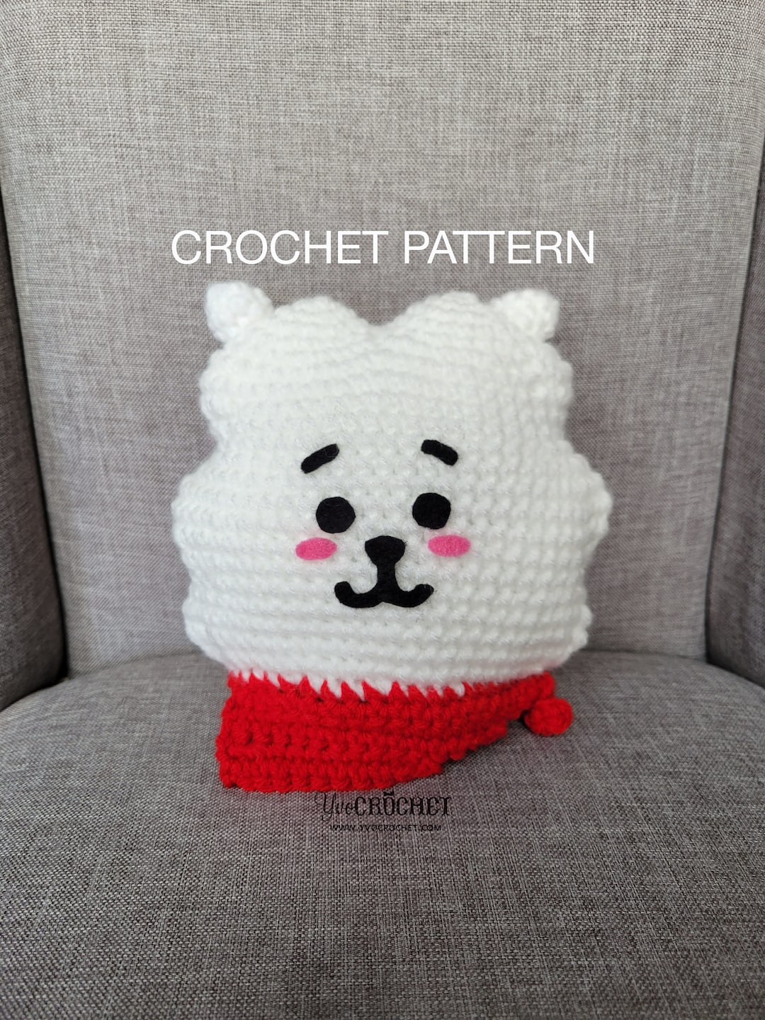 BT21 RJ Crochet Pattern - Etsy