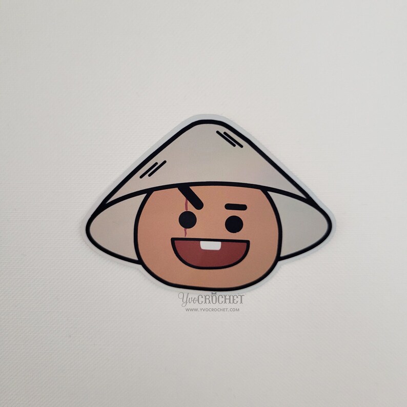 BT21 Shooky daechwita Holographic Vinyl Sticker - Etsy
