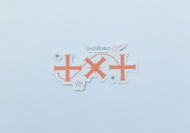 TXT ACT:PROMISE World Tour Translucent Vinyl Sticker - Etsy