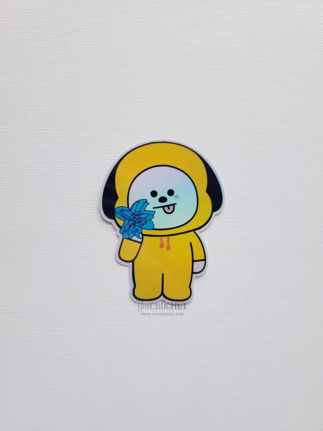 BT21 Chimmy "muse" - Holographic Vinyl Sticker - Etsy