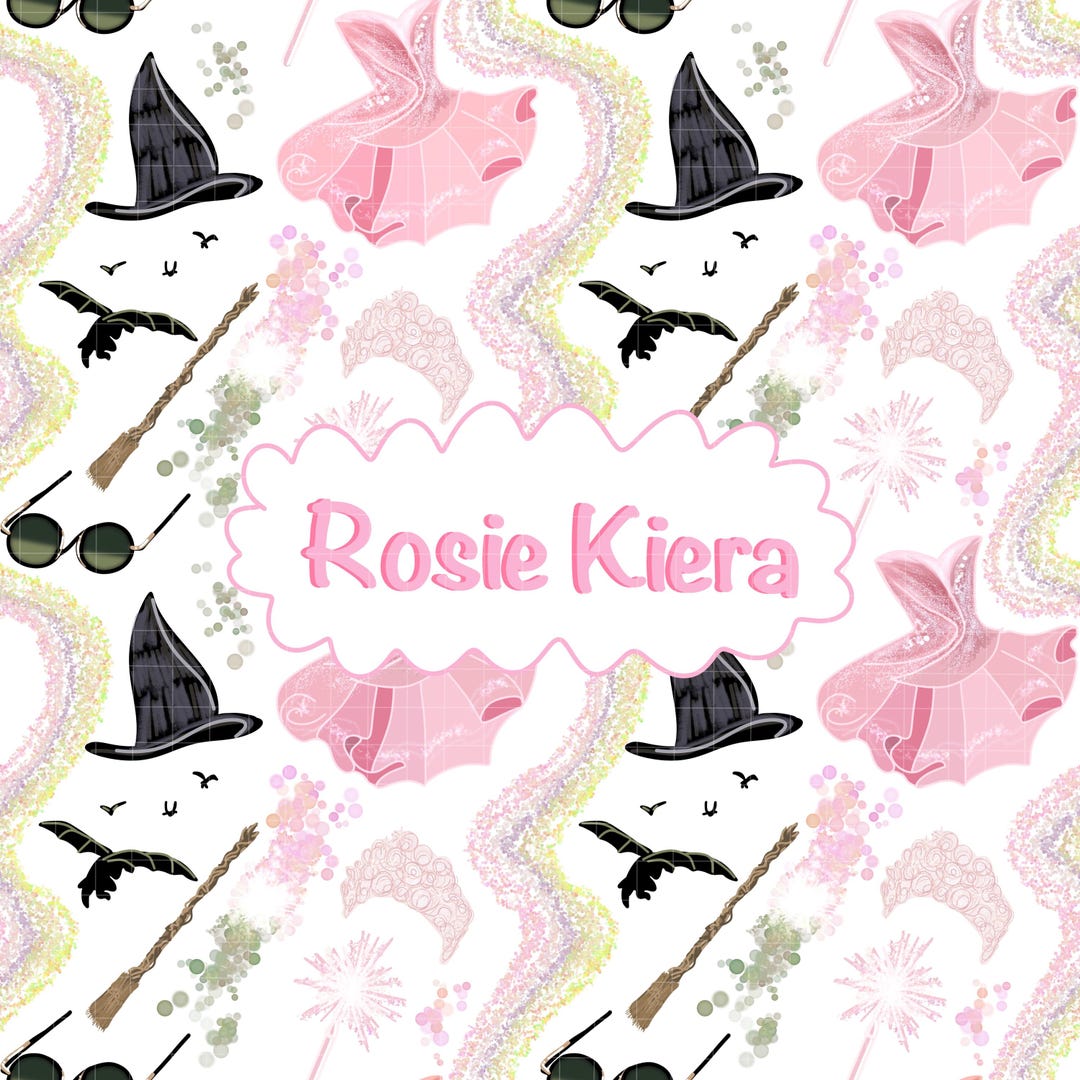 Wicked Seamless Repeat Pattern, Defying Gravity Pattern, Wicked Gift ...