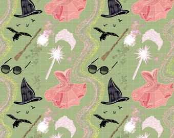 Wicked Seamless Repeat Pattern, Defying Gravity Pattern, Wicked Gift ...