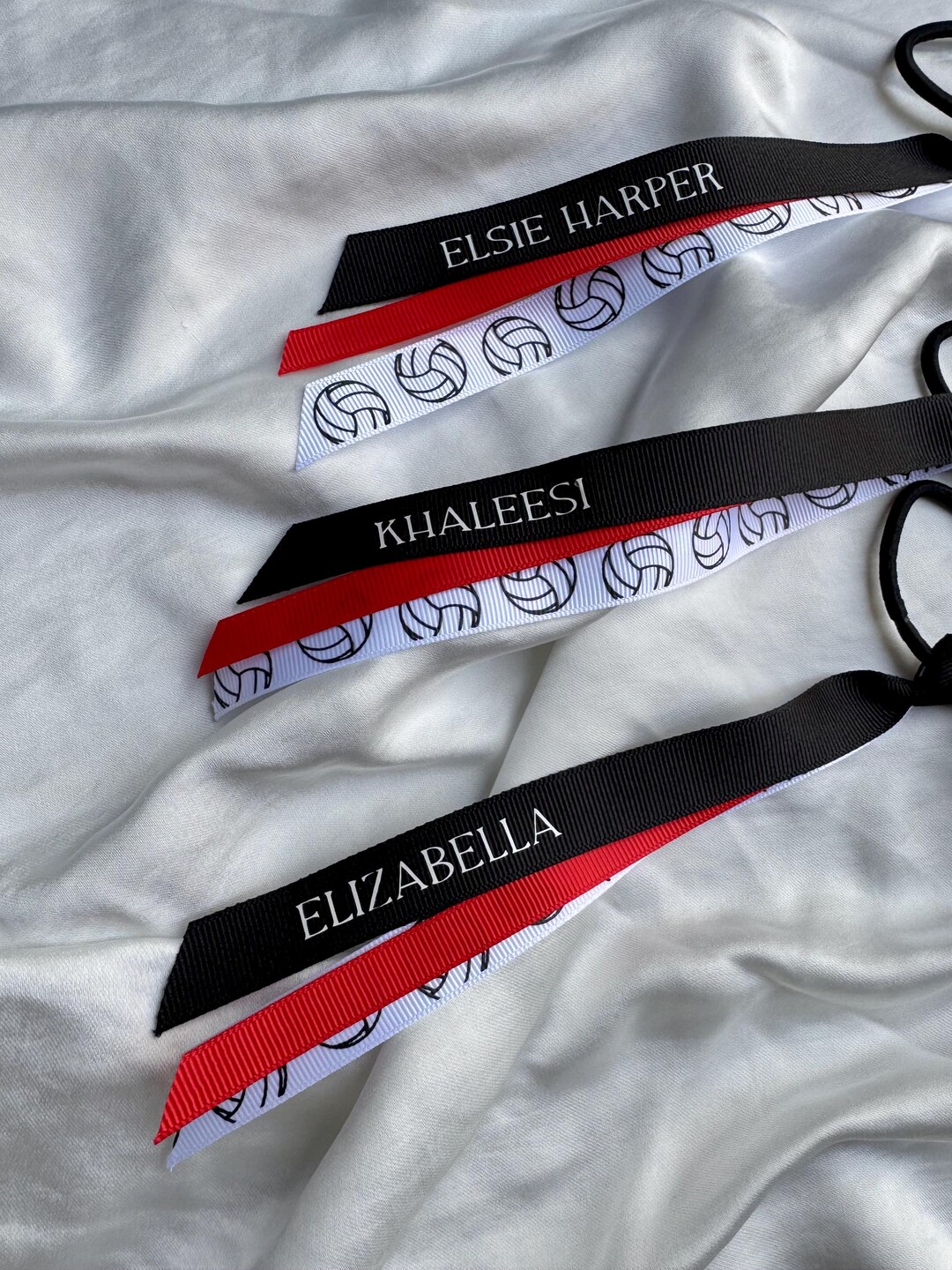 Volleyball Hair Ribbons, Hair Ties, Soccer Hair Ribbons, Team Bows ...