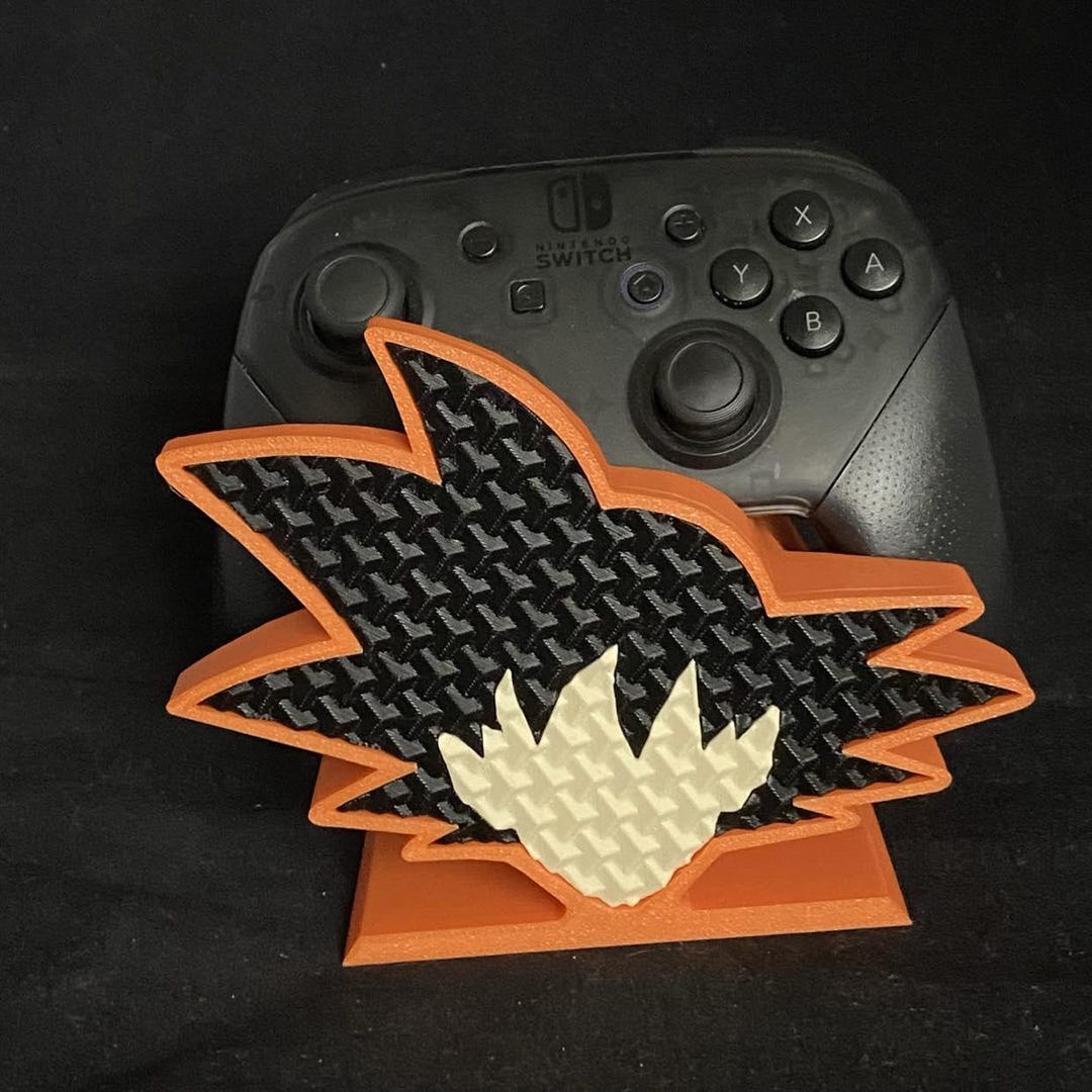3D Printed Goku Controller Holder: Dragon Ball Z Gamer Decor - Etsy UK