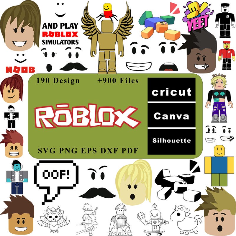 Roblox Svg - Etsy