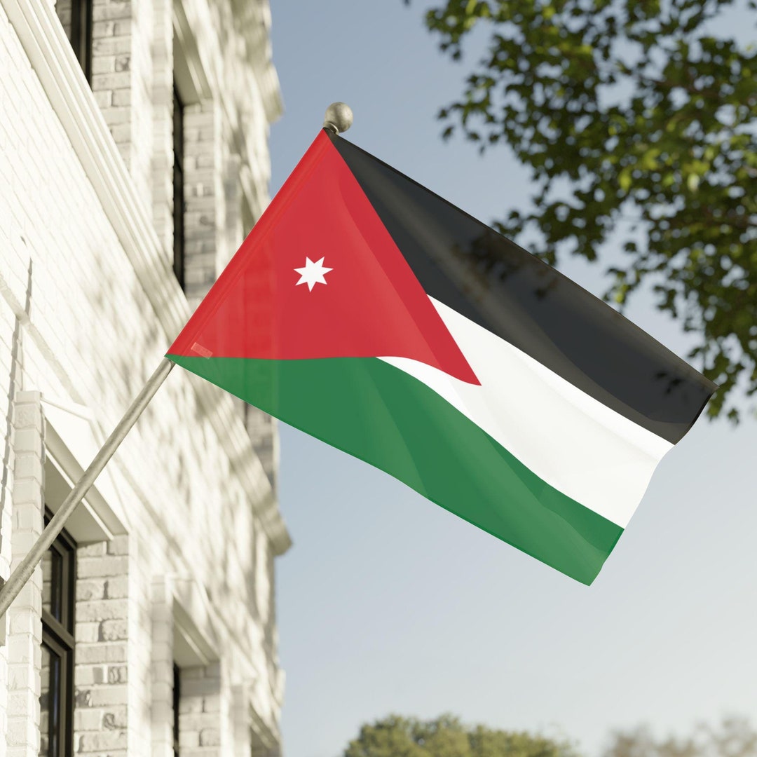 Jordan Flag 90x150cm High-quality Jordanian National Flag With Star ...