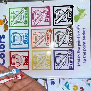 Learning Binder for Toddler, Pre K, and Kindergarten - Etsy