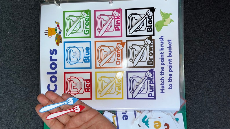 Learning Binder for Toddler, Pre K, and Kindergarten - Etsy