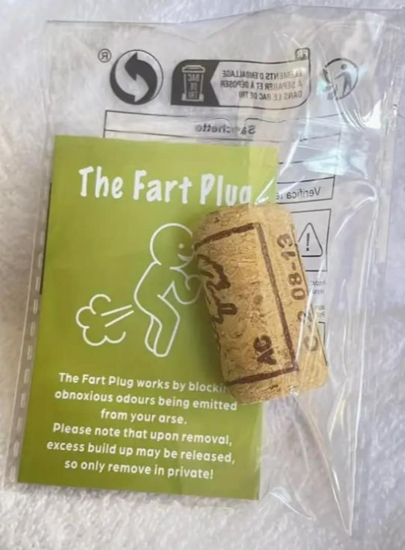 Fart Plug, Joke, Practical Joke, Funny, Smelly, Party Game, Gift, Gift ...