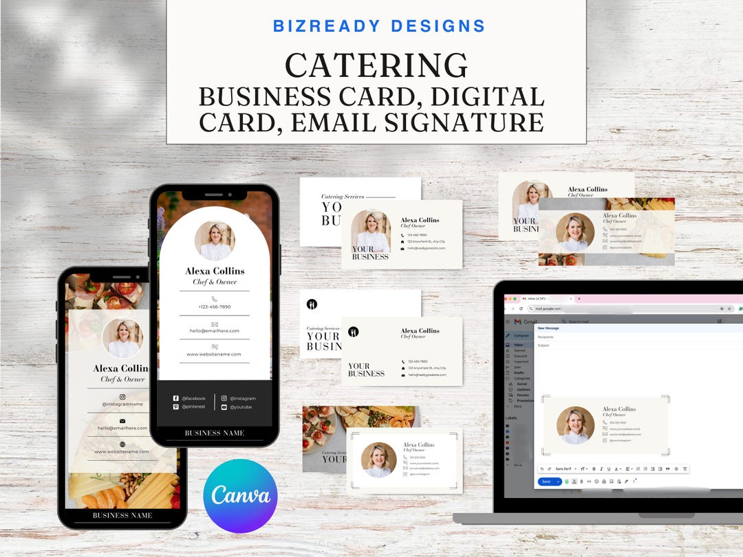 Editable Business Card Template Catering Business, Catering Business ...