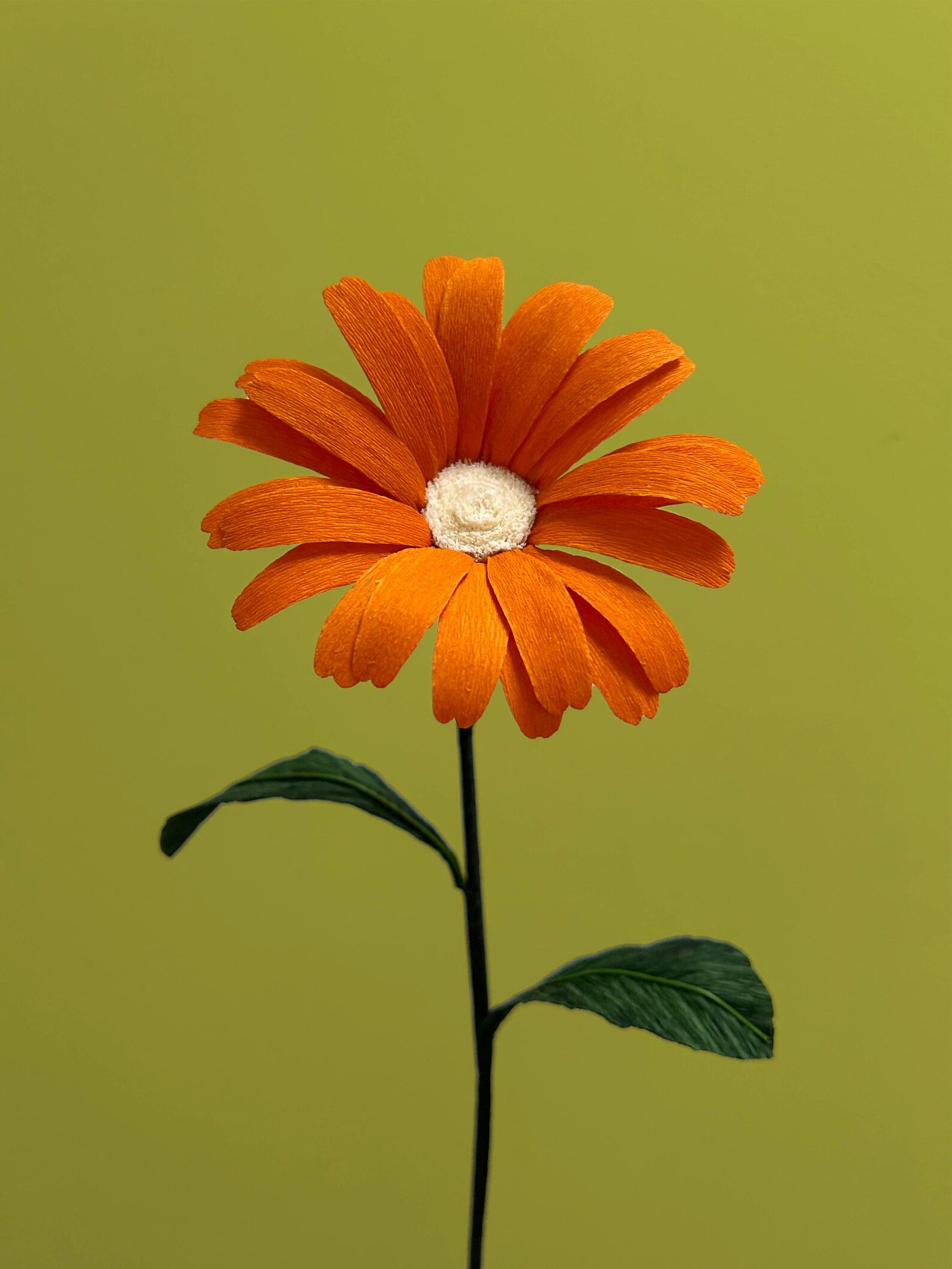 Crepe Paper Daisy, Handmade Daisy, Paper Daisy, Artificial Daisy - Etsy