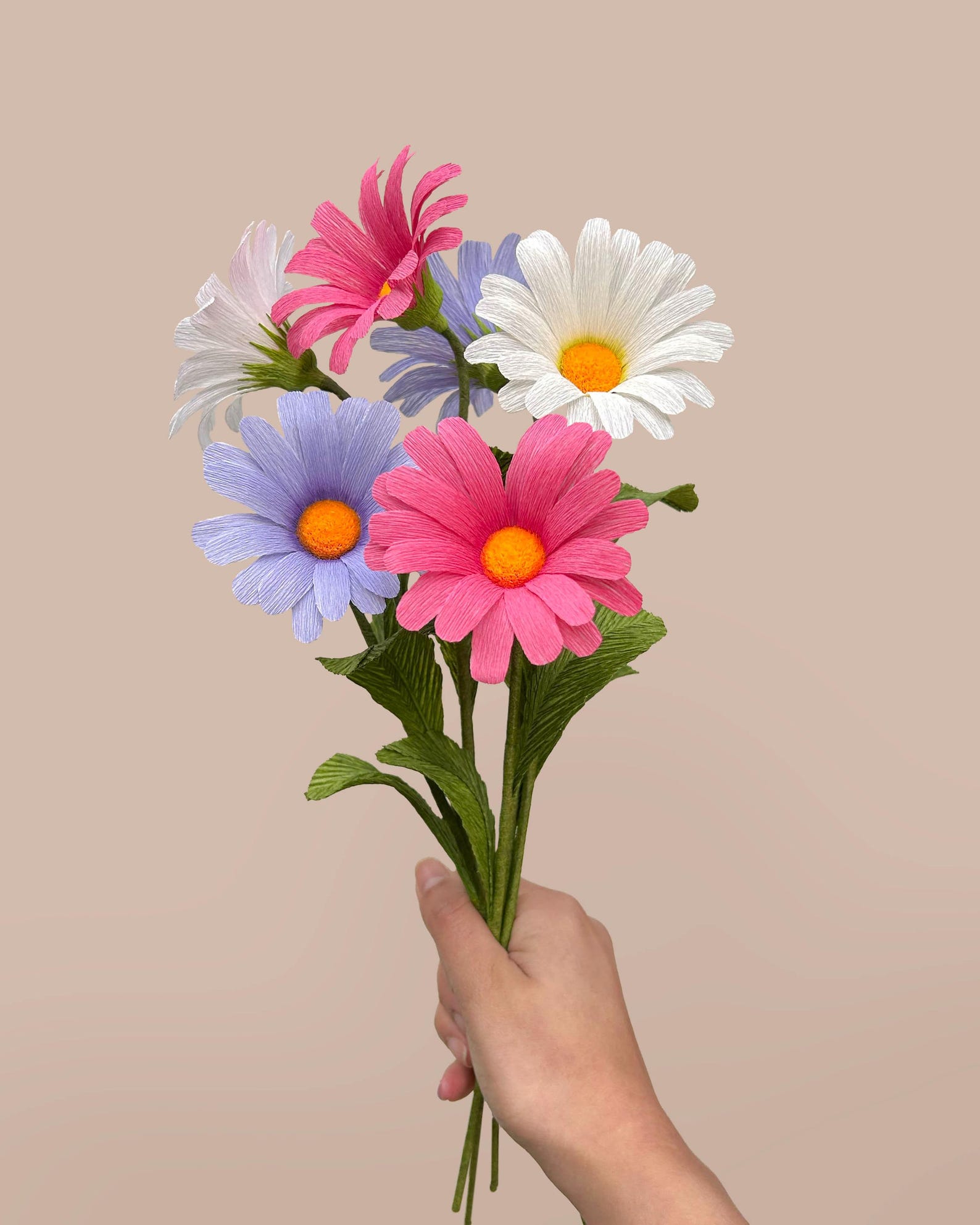 Crepe Paper Daisy, Handmade Daisy, Paper Daisy, Artificial Daisy - Etsy