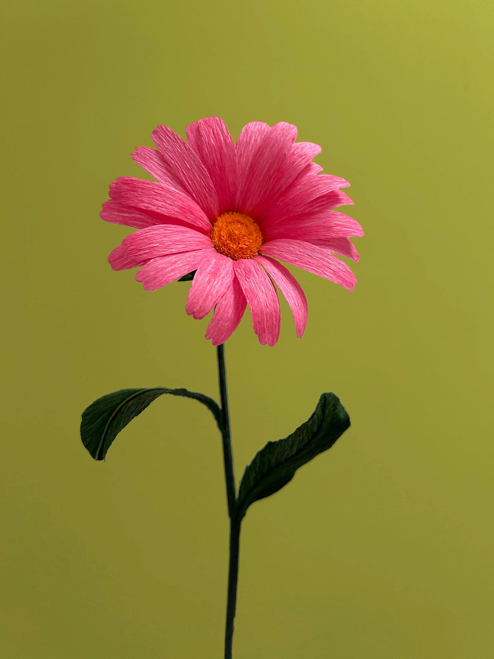 Crepe Paper Daisy, Handmade Daisy, Paper Daisy, Artificial Daisy - Etsy