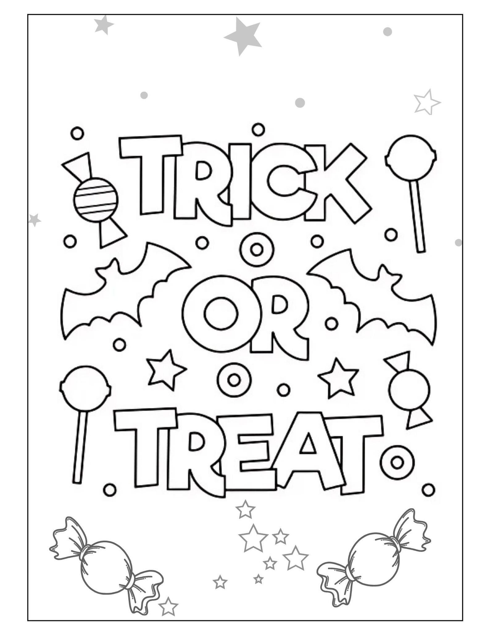 Halloween Coloring Pages: Spooky Fun for Kids (printable) - Etsy