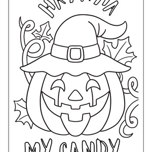 Halloween Coloring Pages: Spooky Fun for Kids (printable) - Etsy