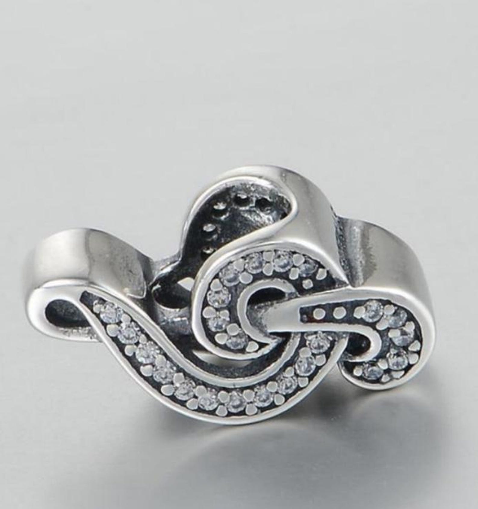 Pandora Treble Clef Music Note Sterling Silver Charm for Bracelet ...