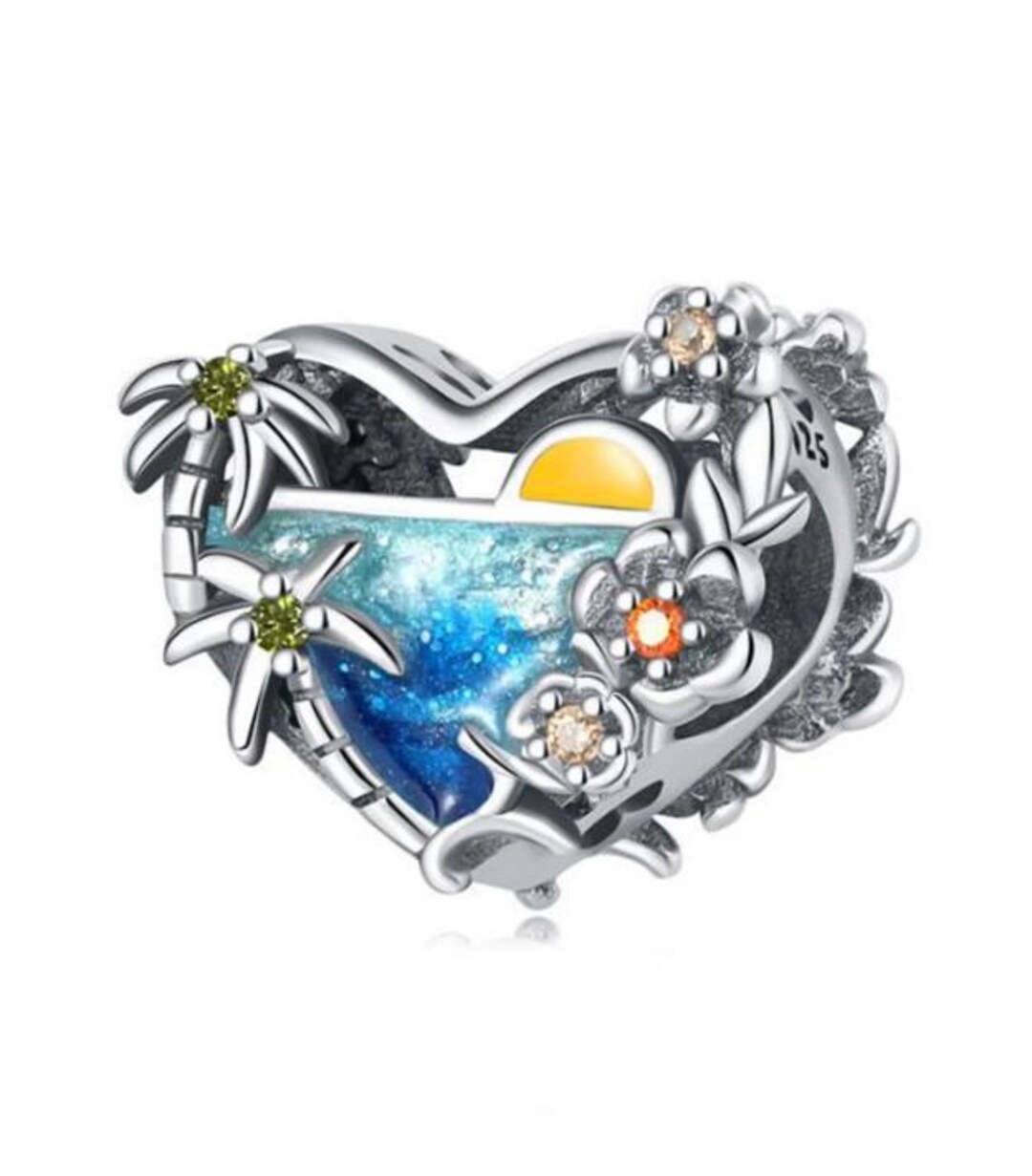 Pandora Palm Tree Charm , Ocean Charm , Sun Charm , on Holiday Charm ...