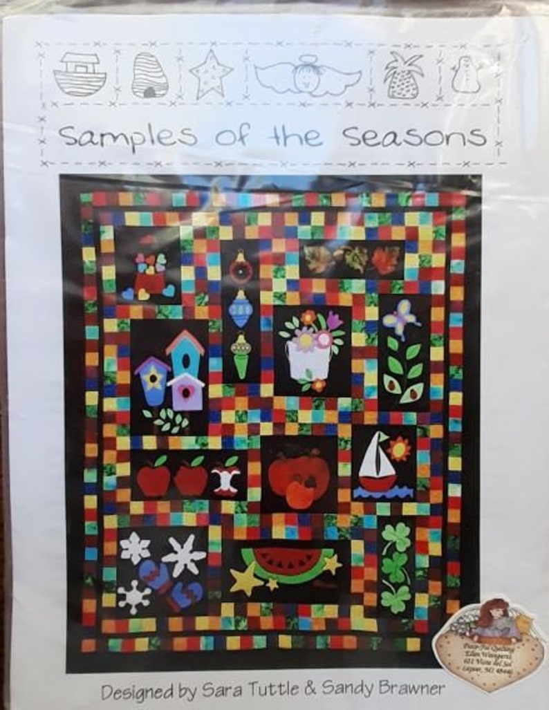 Samples of the Seasons Quilt Pattern - Etsy