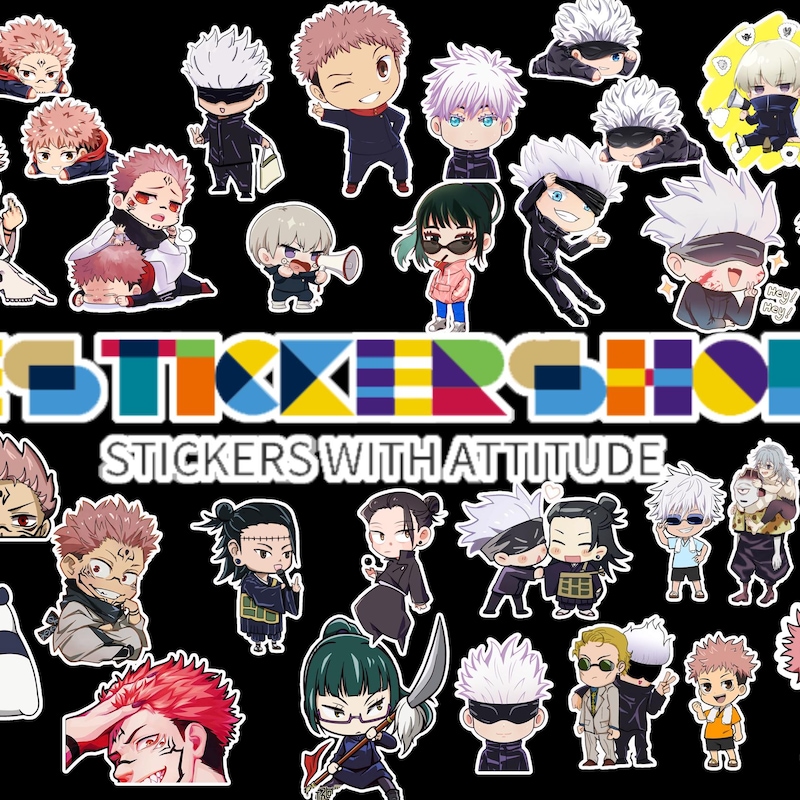 Anime Stickers - Etsy