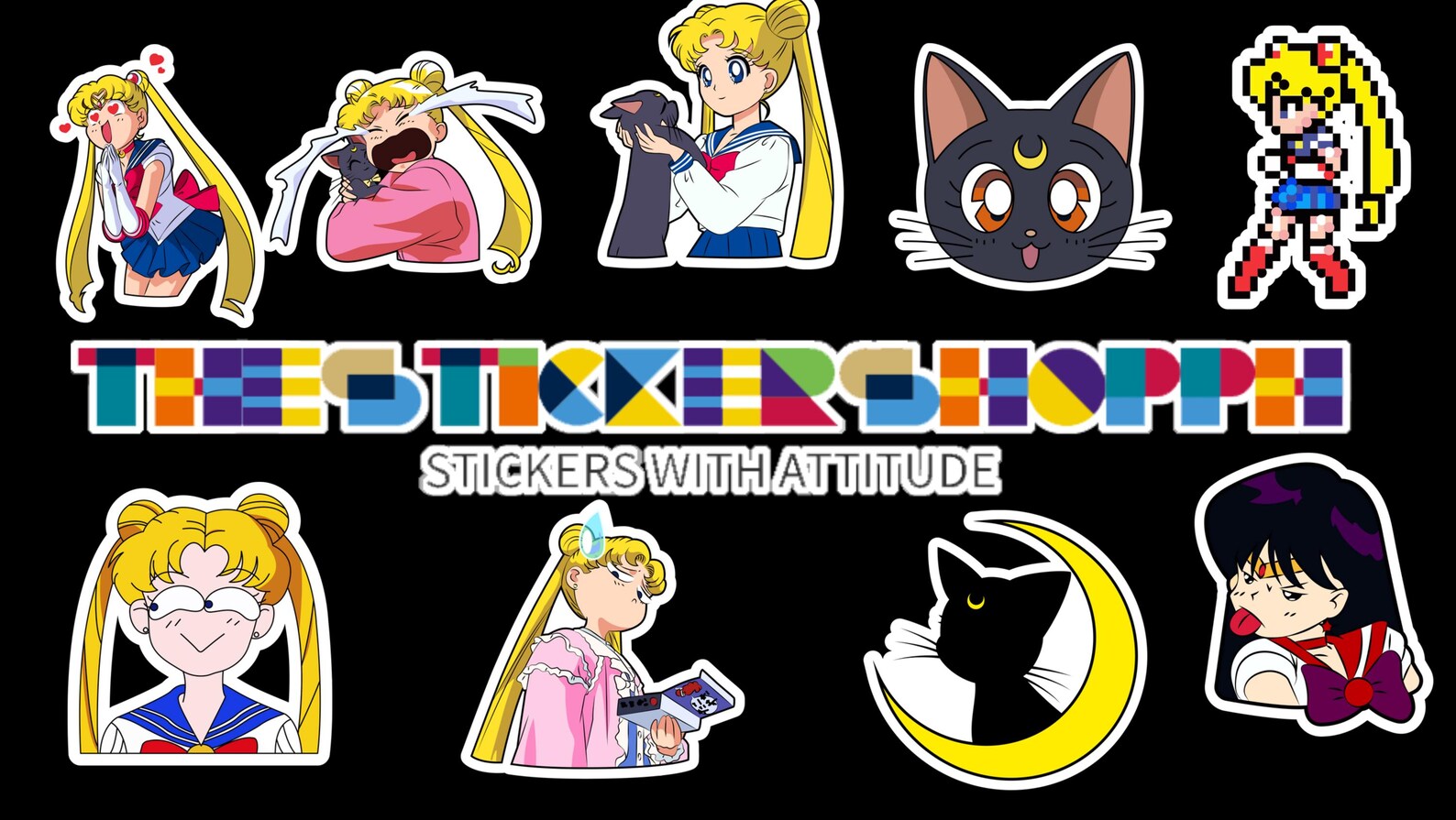 Sailor Moon Bundle: Top Anime Sticker Designs, High-quality Pngs ...