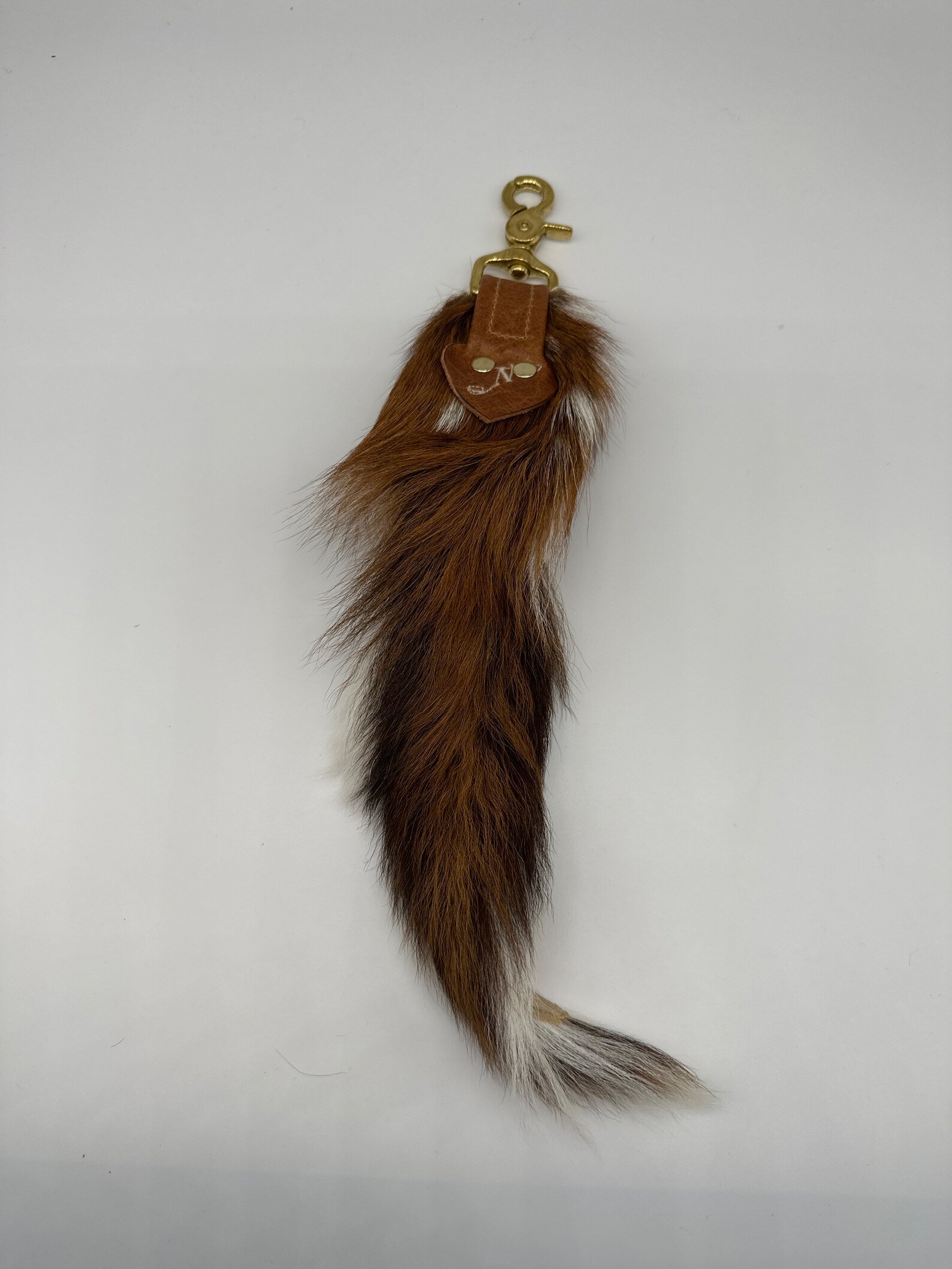 Axis Deer Skin Tail Key Fob - Etsy