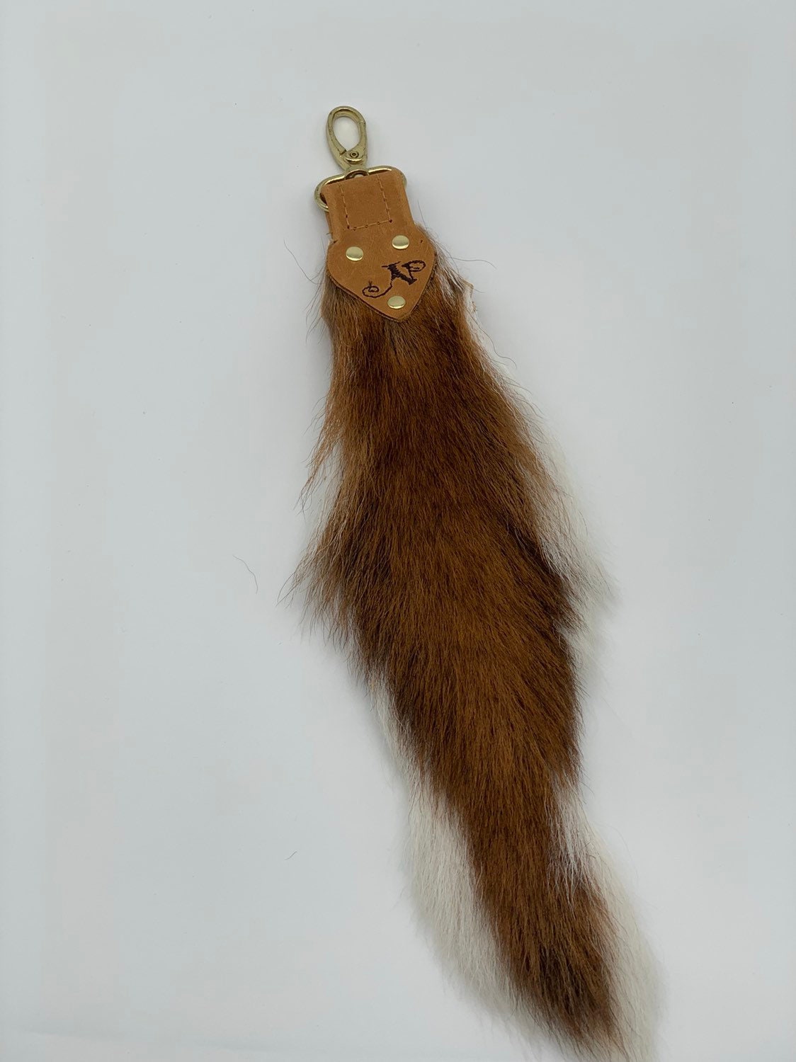 Axis Deer Skin Tail Key Fob - Etsy