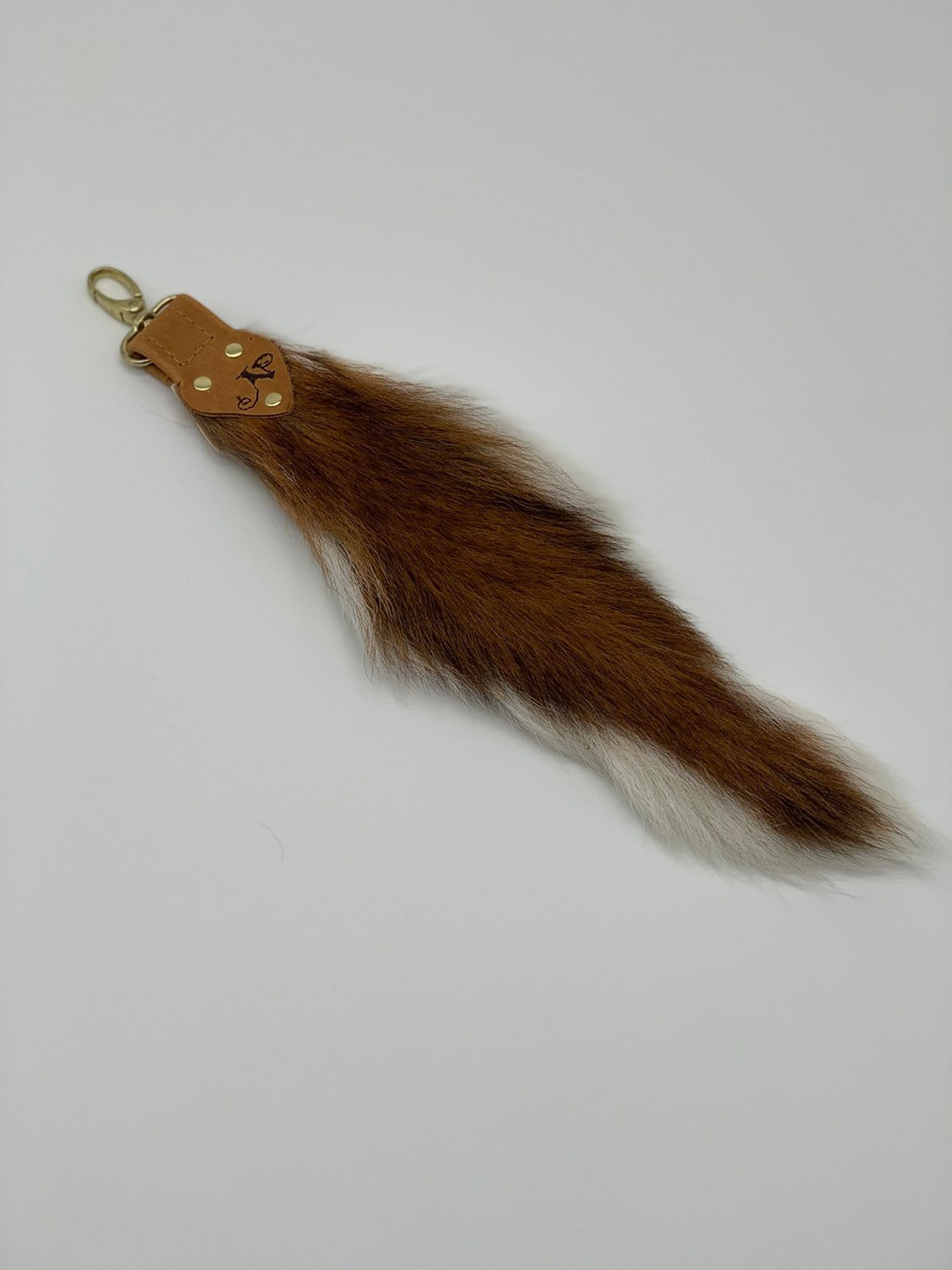 Axis Deer Skin Tail Key Fob - Etsy