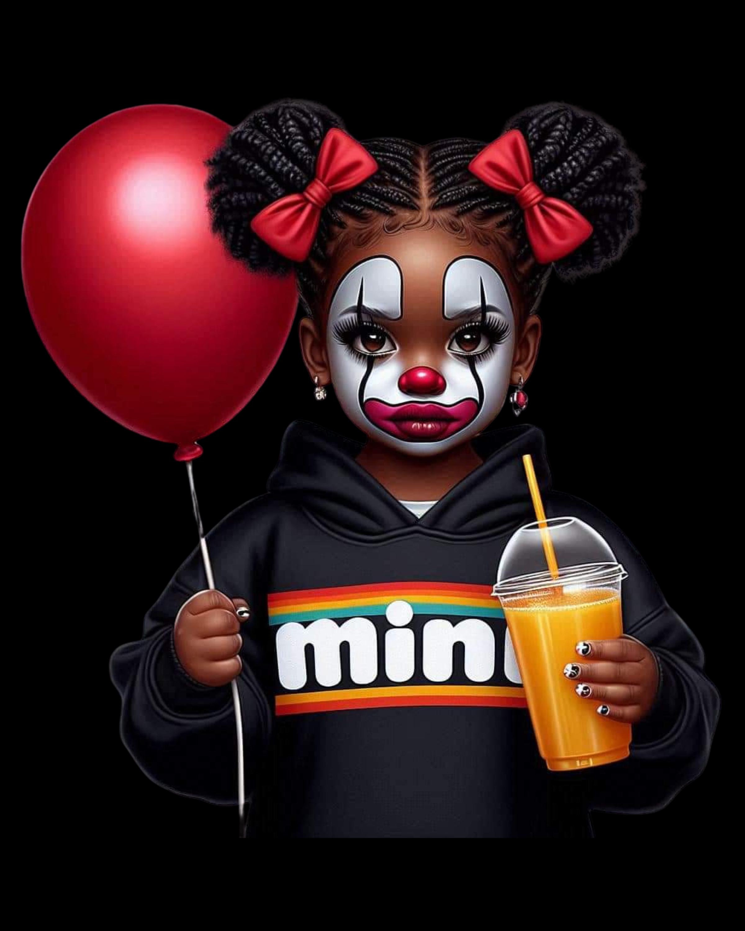 Clown Halloween Clipart Bundle Scary,scary Clown Animation, Horror ...